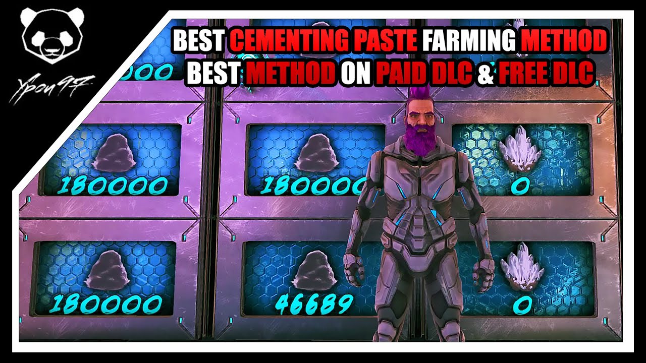 2023 Best Cementing Paste Farming Method - Paid DLC & Free DLC | ARK ...