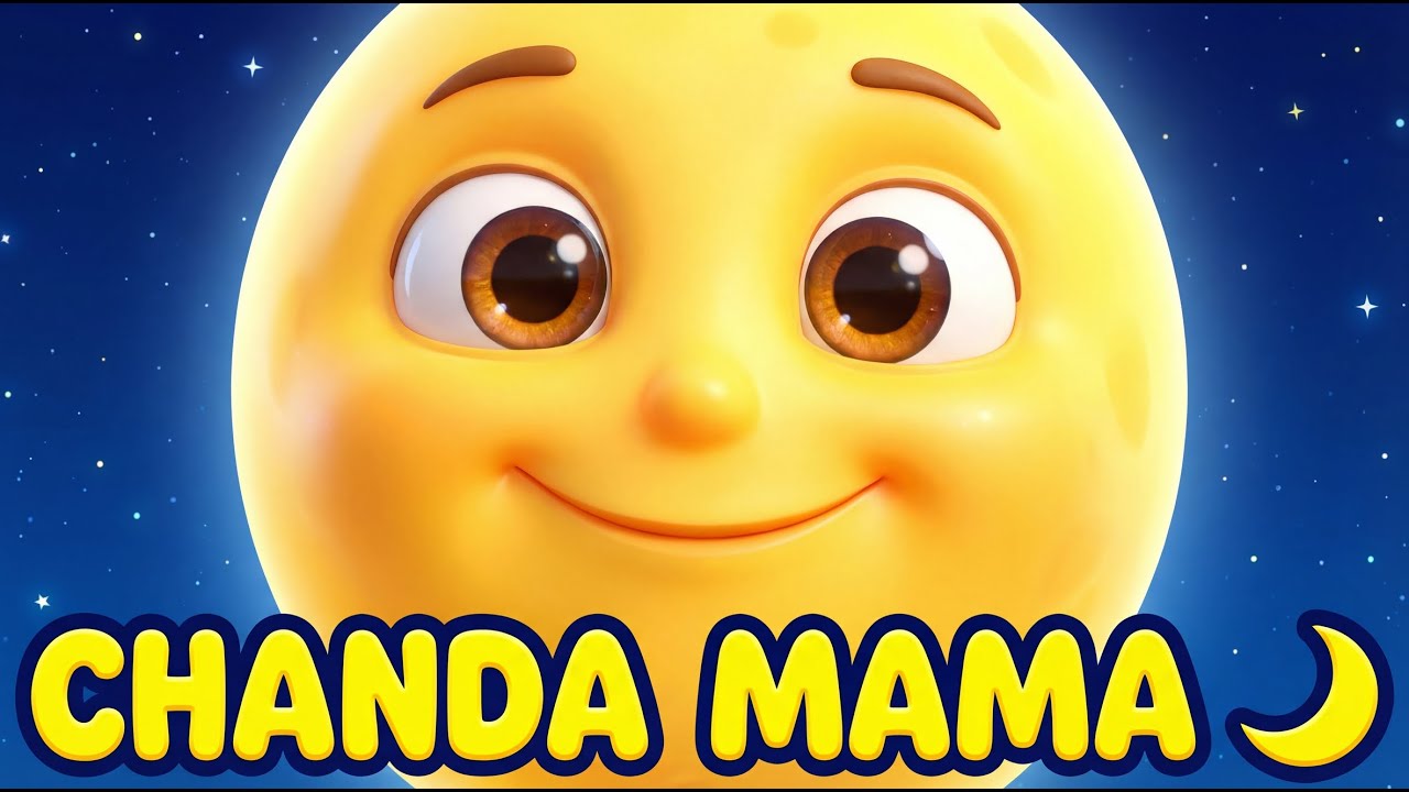 Chanda Mama Door Ke 🚀🌙 | 3D Cartoon Rhymes for Kids | Hindi Nursery ...