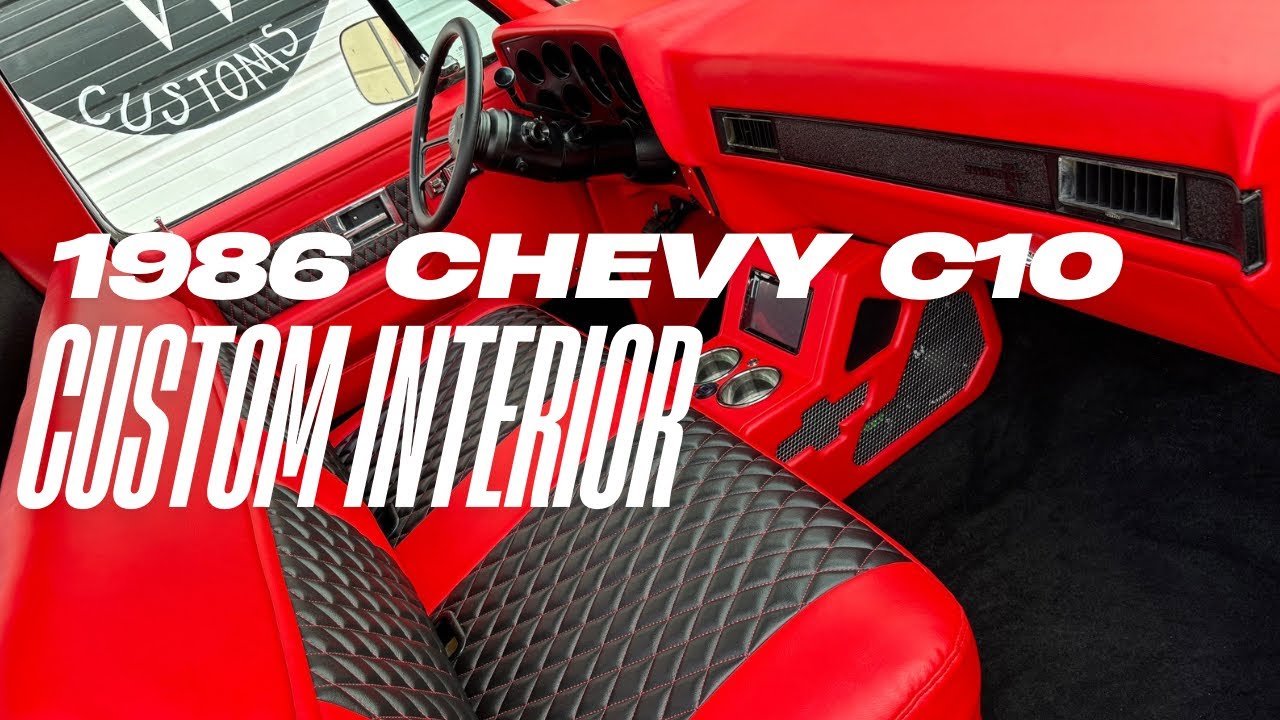 1986 Chevy C10 Square Body Custom Interior Youtube 4916