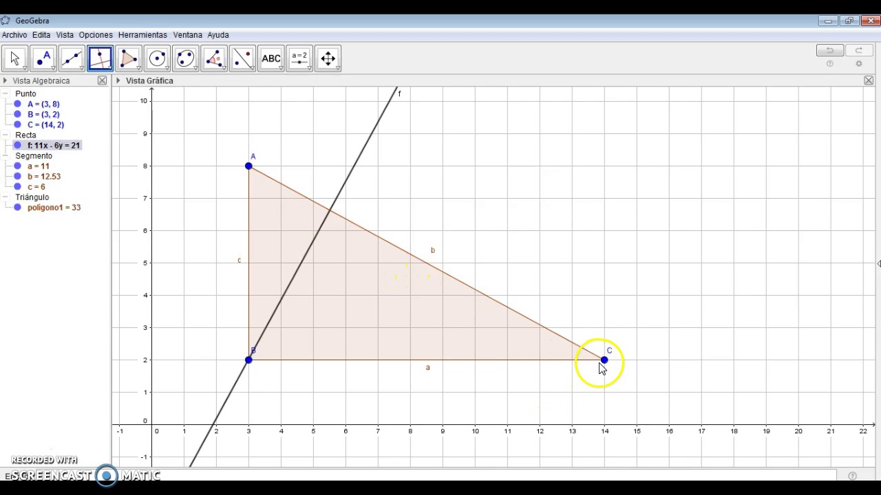 Ortocentro de un triángulo (Geogebra) - YouTube