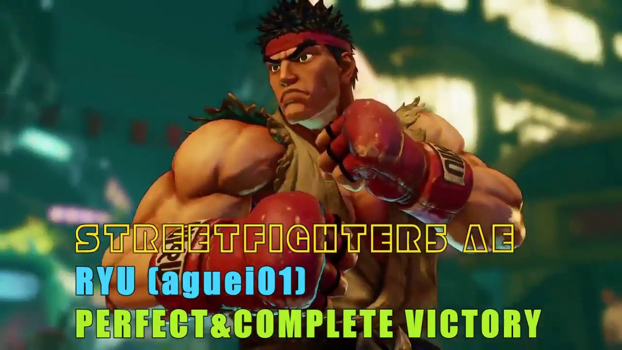sfv ryu perfect&complete victory - YouTube