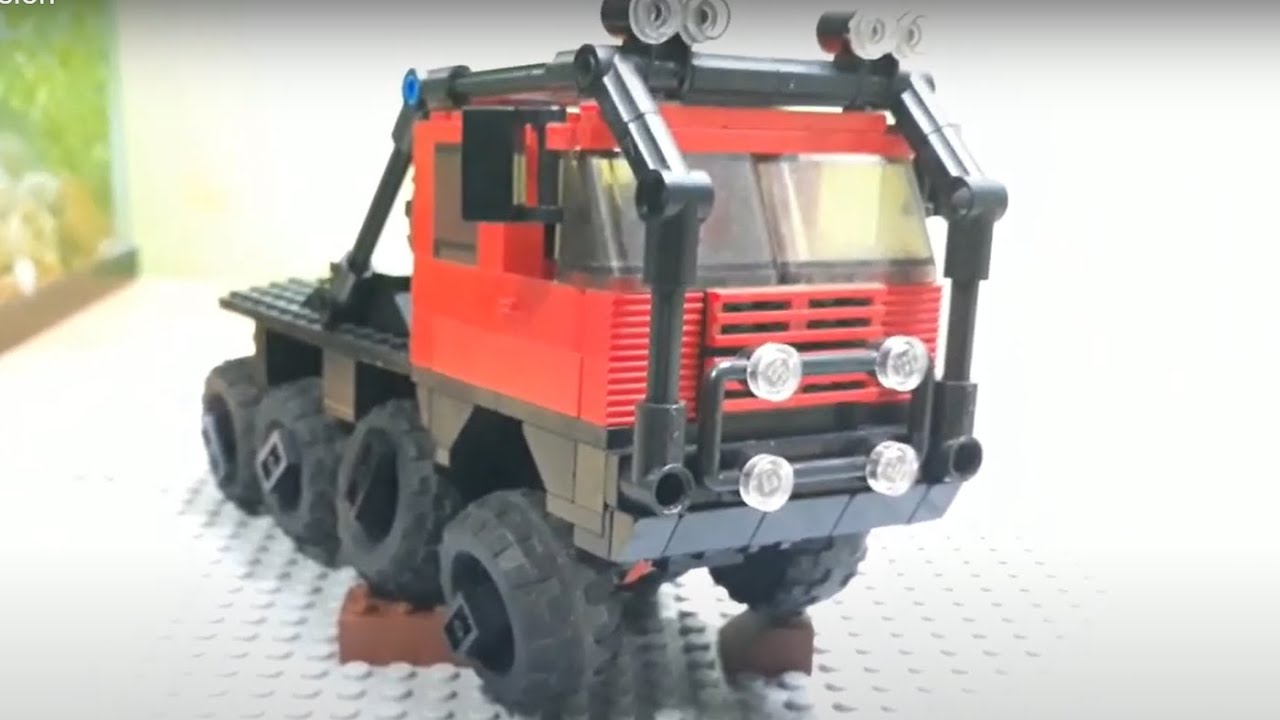 Lego Tatra 8x8 With Suspension - YouTube