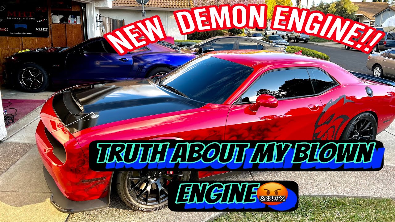DESTROYED HELLCAT ENGINE ! EXPLAINED, Brand New DEMON ENGINE Let’s GO ...