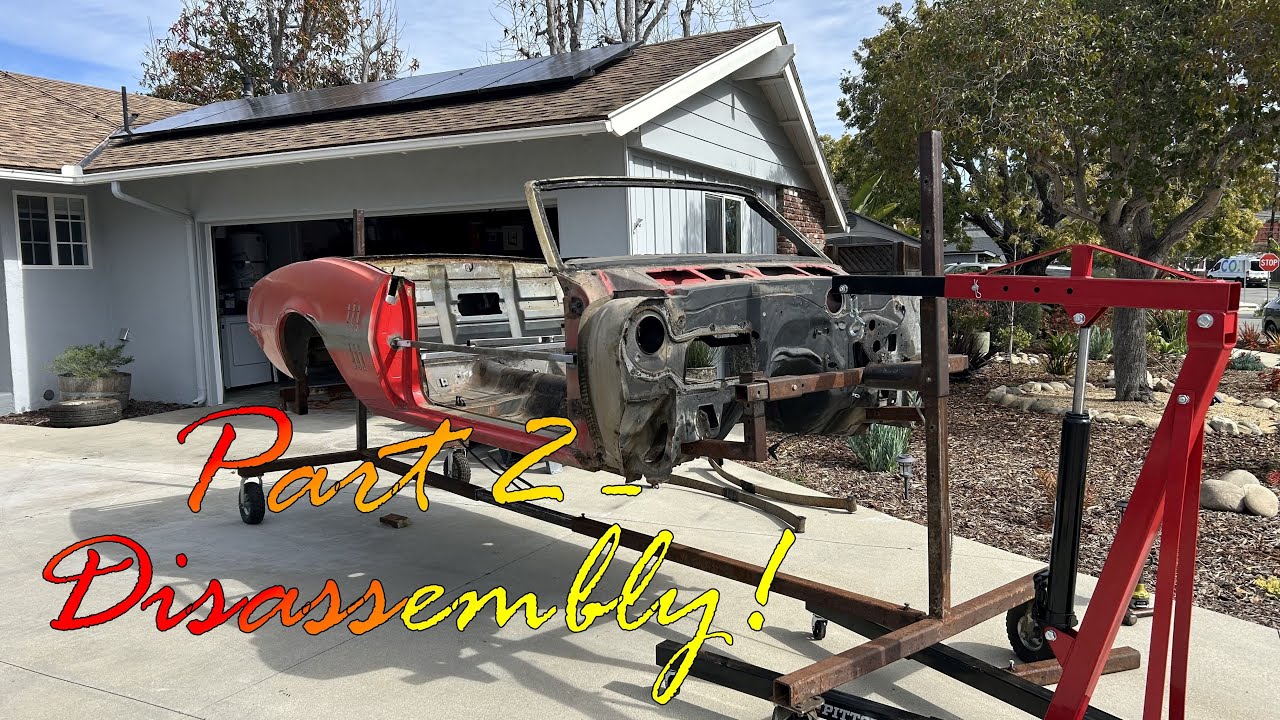 '67 Firebird Garage Restoration Part 2 - Damage Assessment - YouTube