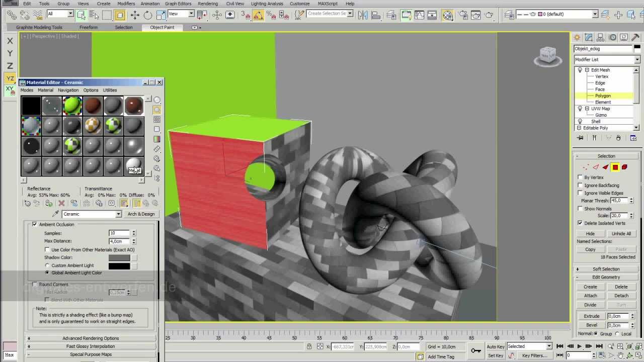 Texture objects with UVW map in 3ds max - YouTube
