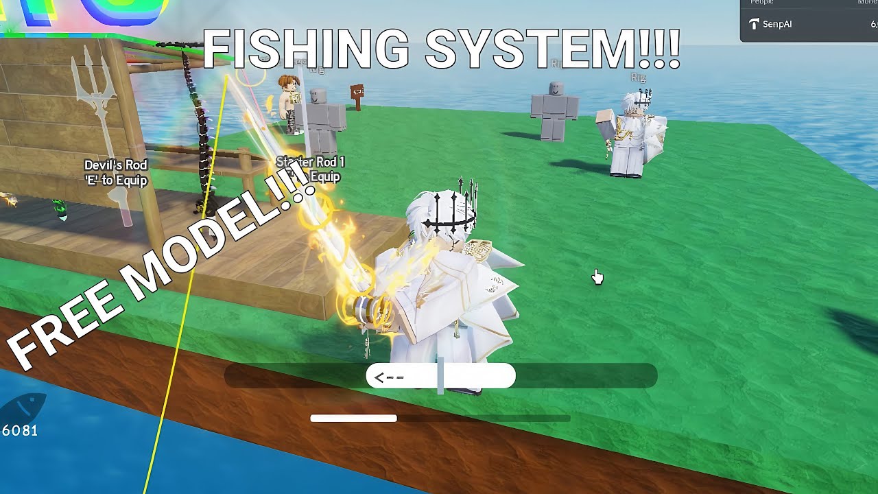[FREE MODEL] Fishing System | Roblox Studio - YouTube