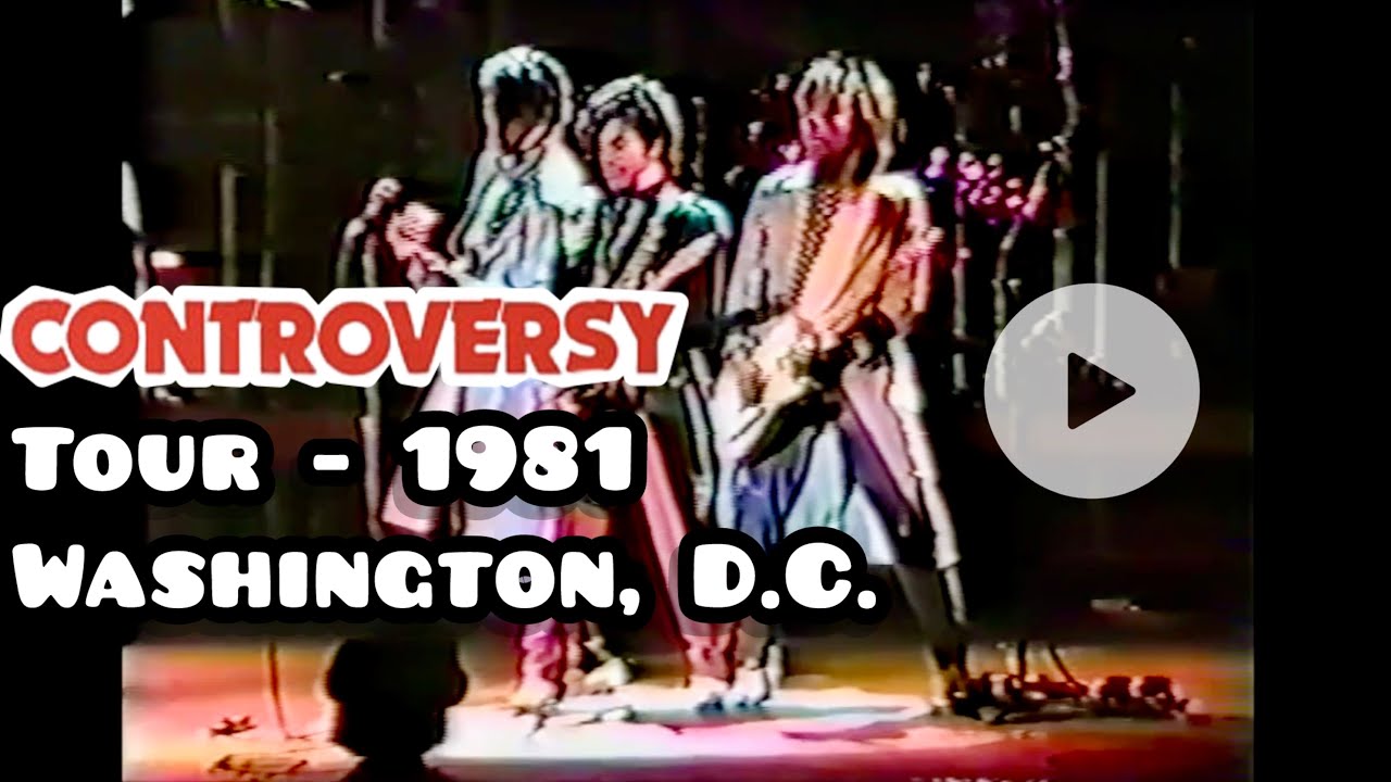 Prince Concert 103. Controversy Tour (1981) Washington, D.C. @duane ...