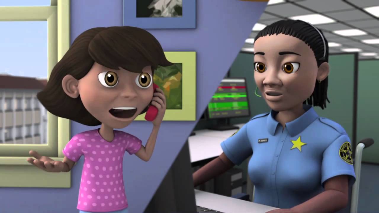 9-1-1: Getting Help is Easy with Cell Phone Sally and Friends - YouTube