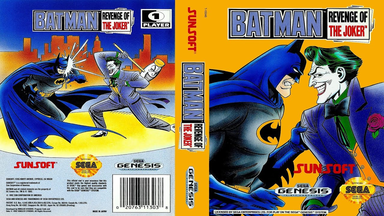 Batman Revenge of Joker Sega Mega Drive - YouTube