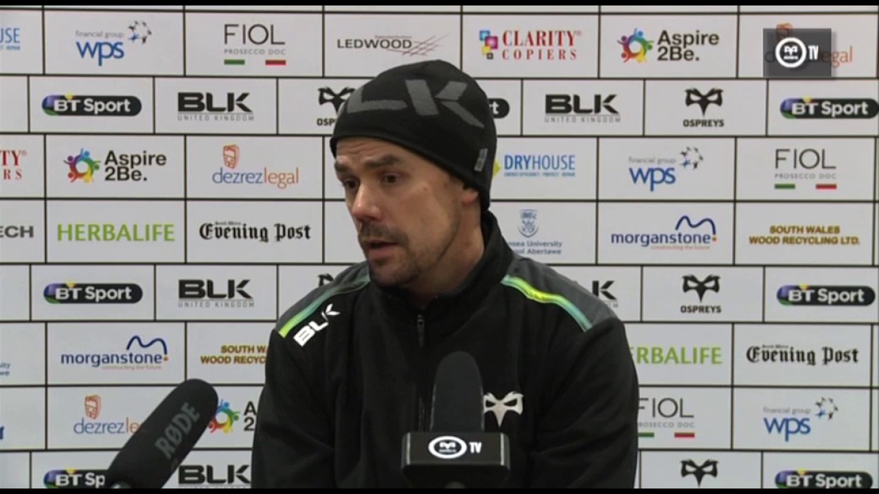 Ospreys TV: Gruff Rees meets the press to talk Glasgow - YouTube