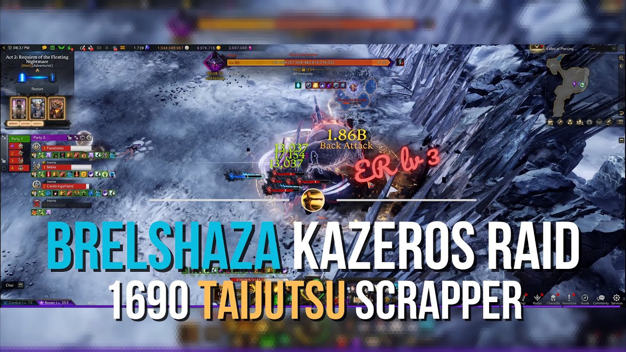 LOST ARK: Brelshaza Kazeros Raid Act 2 Gates 1 & 2 (Hard Mode) Taijutsu ...