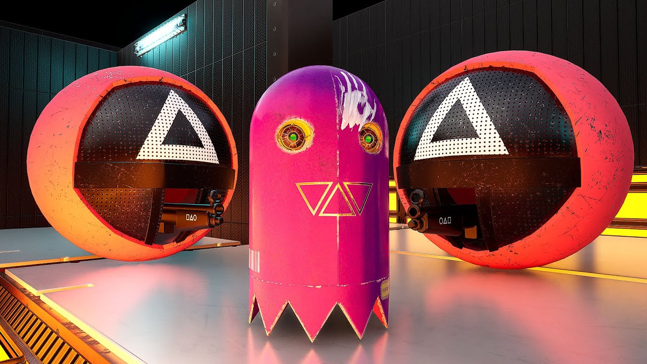 Pacman’s Journey Through the Robot Maze: Can He Defeat Robot Cat, Spiky ...