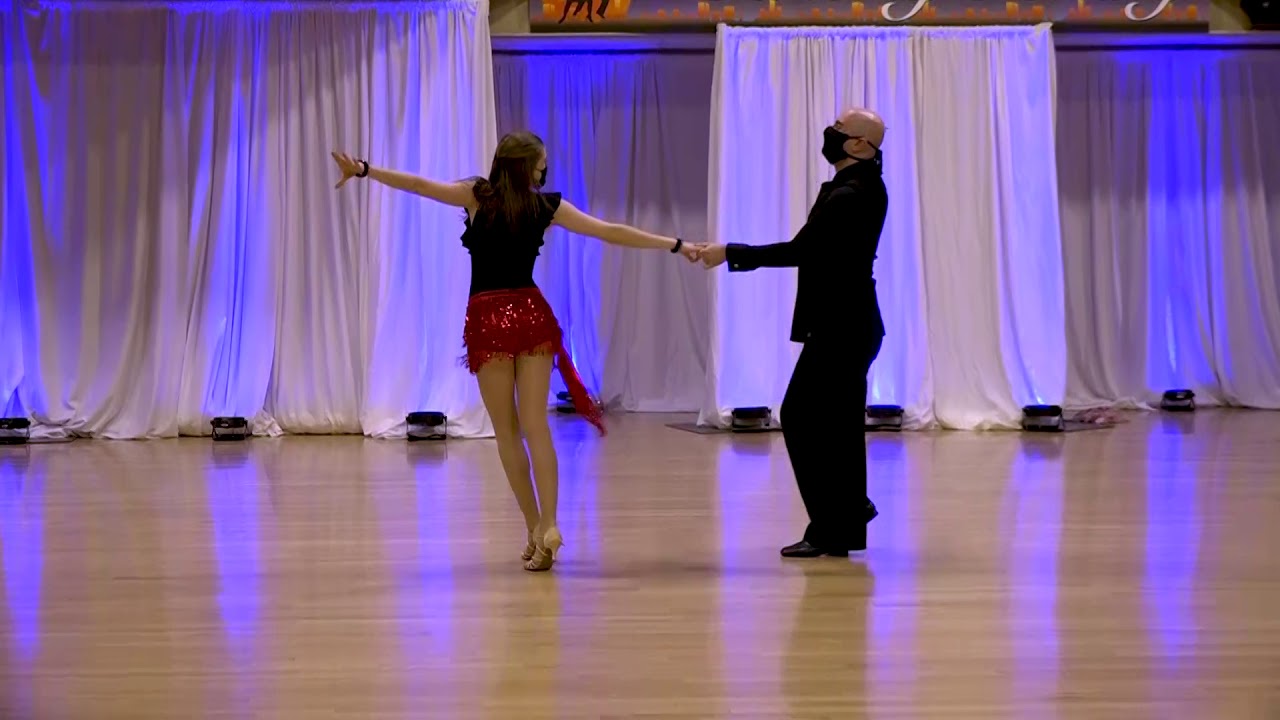 Holly Tomlinson & Josh Morgenstein at Dancing Under the Stars with the ...