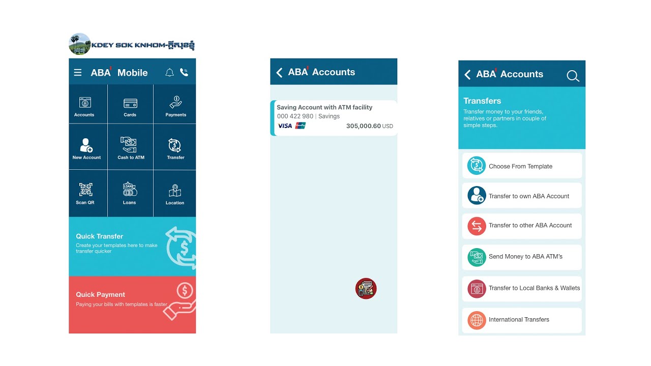 XD Tutorial #2- UX UI Design | Simple ABA Bank Mobile Apps for Smart ...