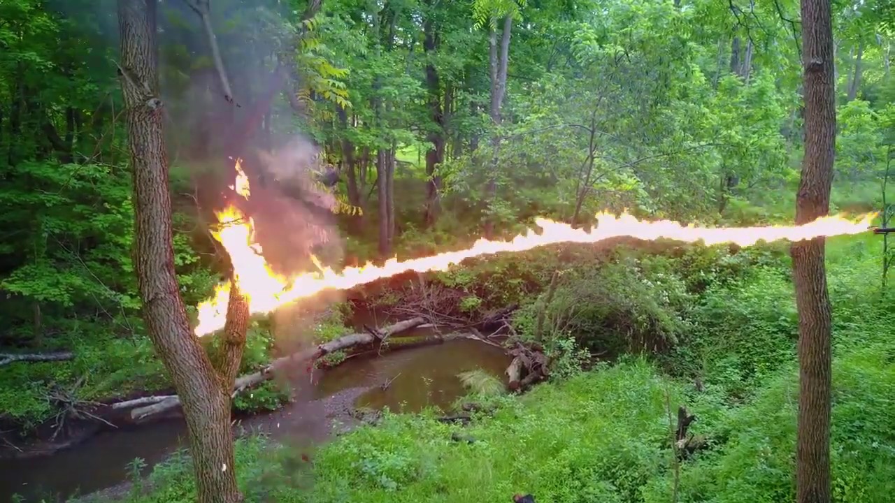 Introducing the TF 19 Flamethrower Drone - YouTube