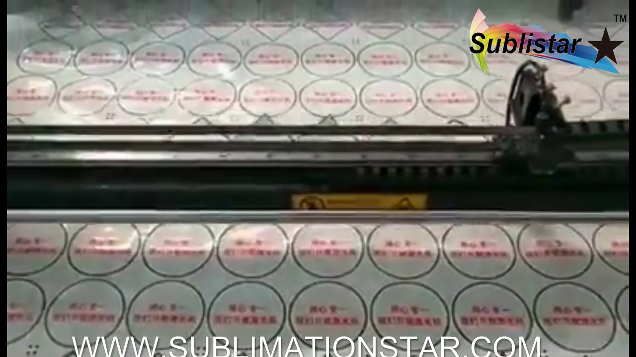 Auto fabric laser cutting machine for garments industry - YouTube