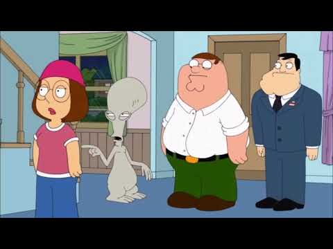 Family Guy talking about American Dad