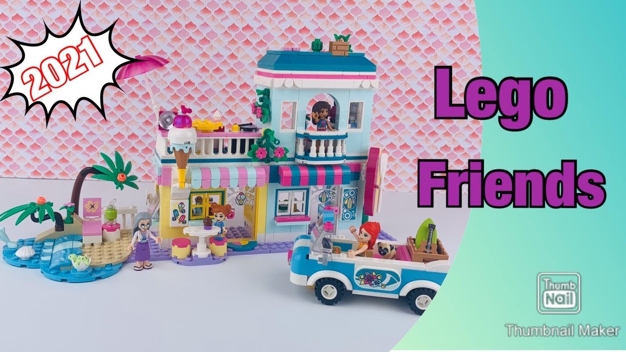 LEGO Friends - Surfer-Strandhaus - Surfer Beachfront - 41693 - Toy ...