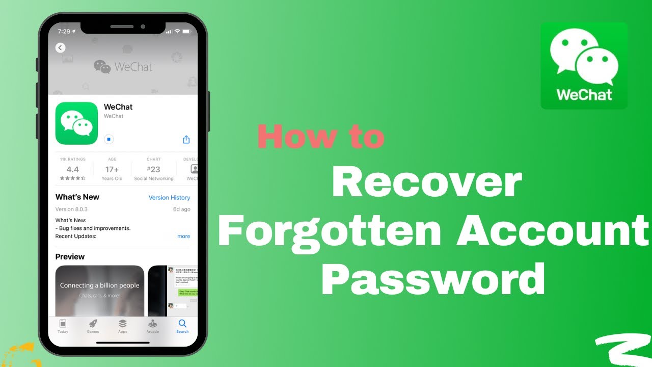 How to Recover Wechat Login Password | Recover Wechat Account - YouTube