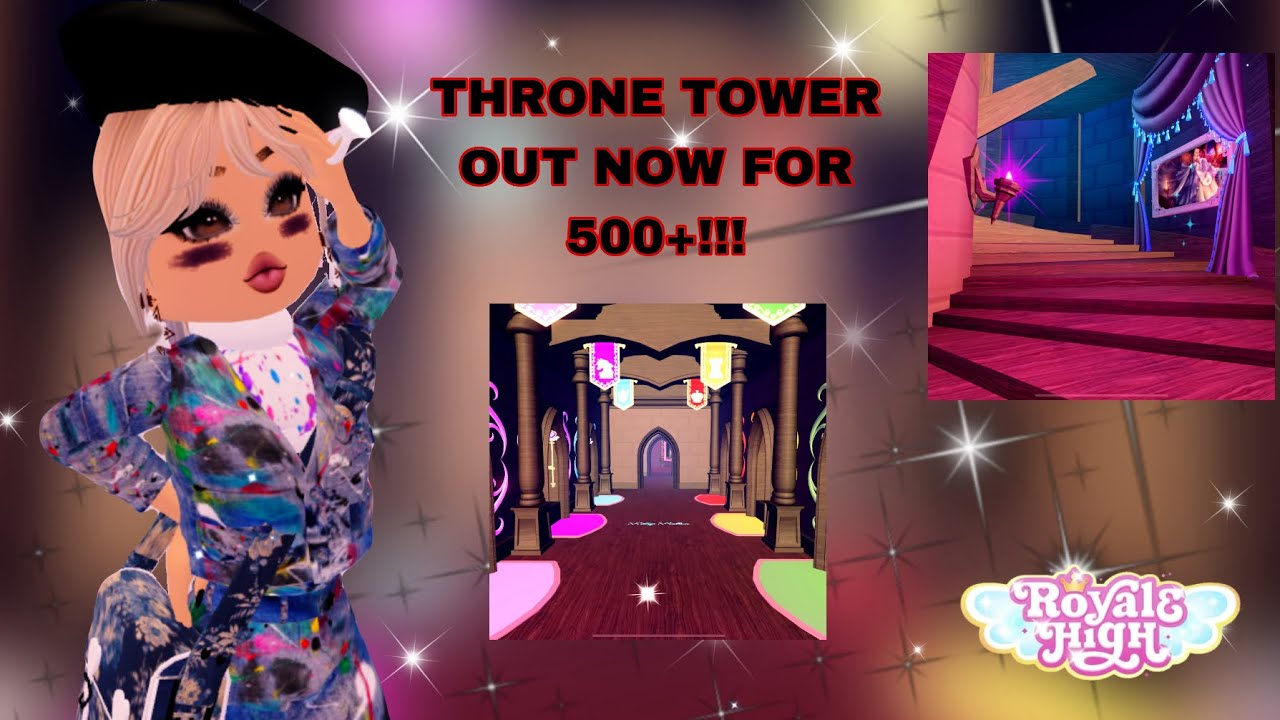 THRONE TOWER OUT NOW FOR BETA! DUNGEON SOON??!🥰 | Royale High Campus 3 ...