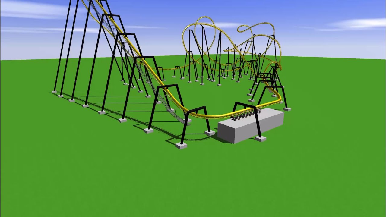 The Odyssey at Fantasy Island Recreation - Ultimate Coaster 2 - YouTube