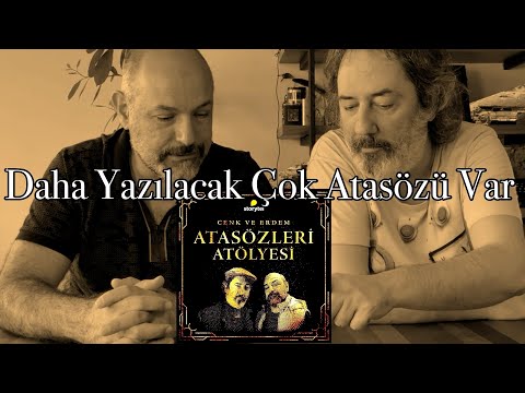 CENK VE ERDEM ATASÖZLERİ ATÖLYESİ! Üstadlarımız atasözü yazmanın inceliklerini anlatıyor.