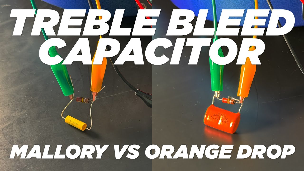 Guitar Treble Bleed Capacitor Comparison - YouTube