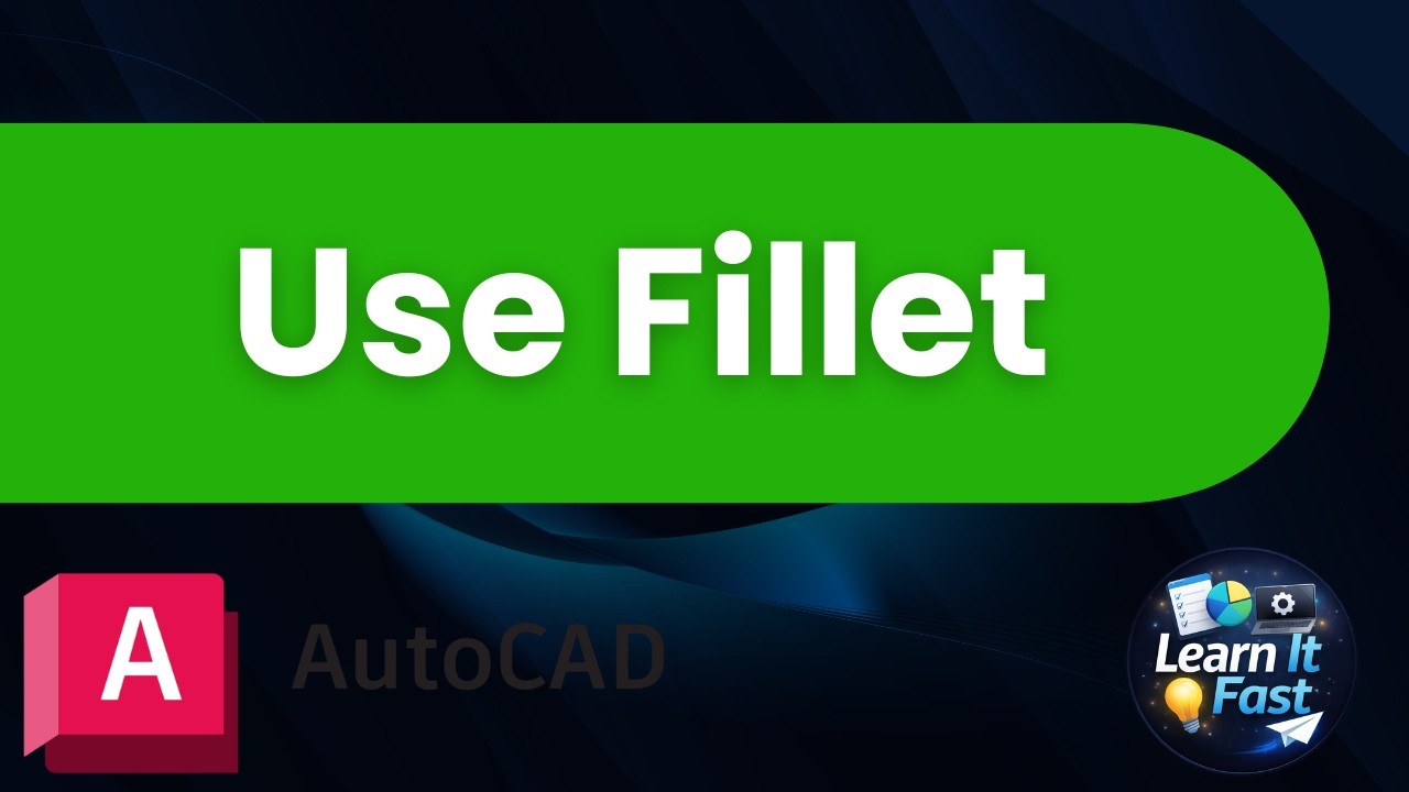 How to Use Fillet in AutoCAD (2026 Updated) - YouTube