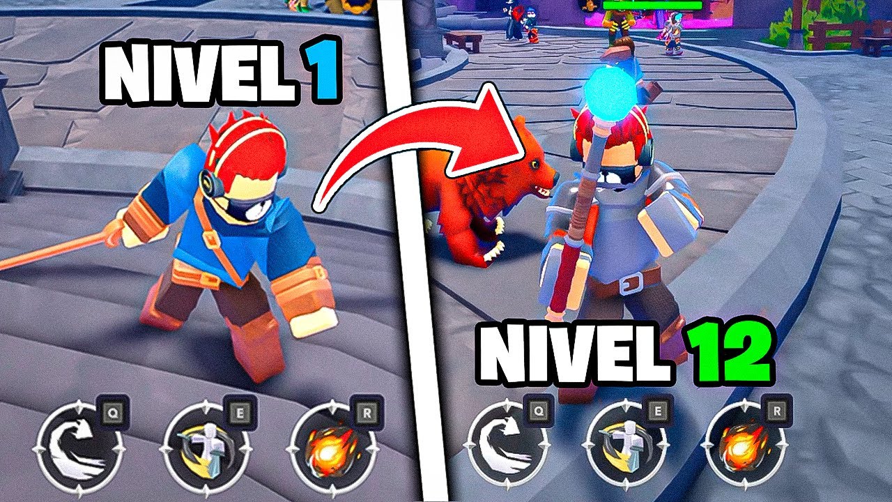 ¡De novato a héroe! 🔥 Nivel 1 al 12 en Dungeon Heroes | Roblox - YouTube