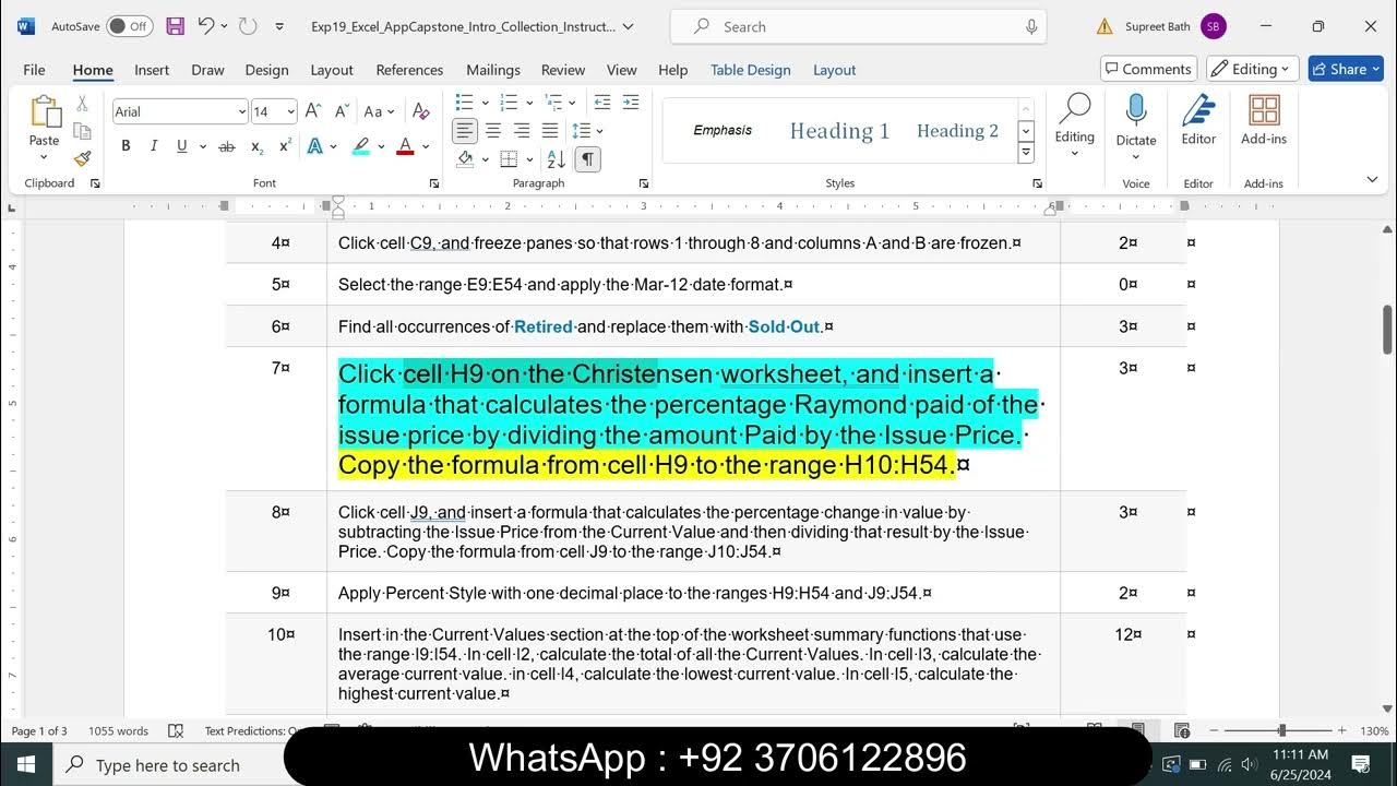 Exp19_Excel_AppCapstone_Intro_Collection | Exp19 Excel AppCapstone Intro Collection | HomeWork ...
