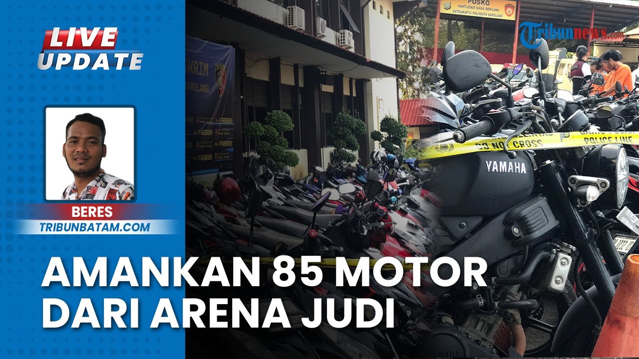 Polisi Amankan 85 Unit Sepeda Motor dari Arena Judi Dadu & Sabung Ayam ...