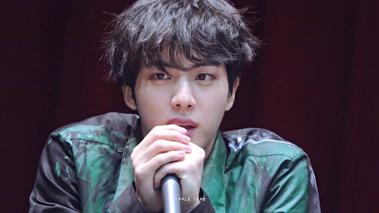 BTS Jin @fan meeting LY album (Fancam) - YouTube