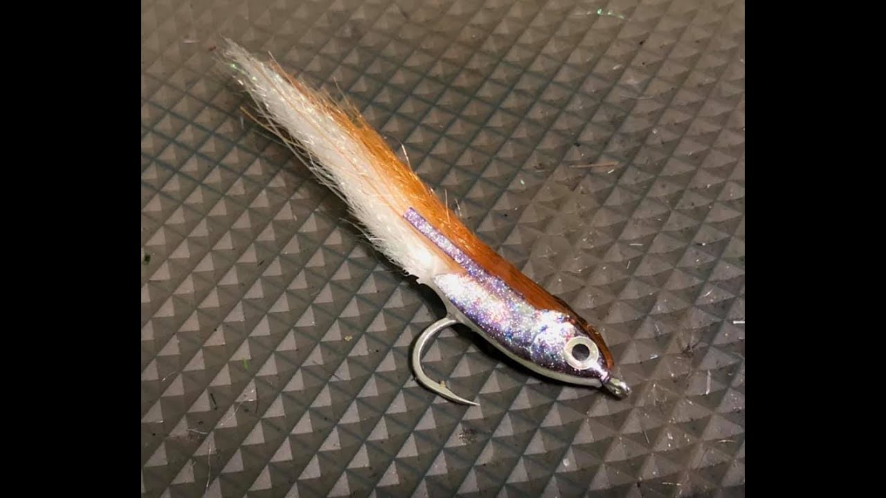 CW Flies DC Anchovy Surf Candy Fly - YouTube