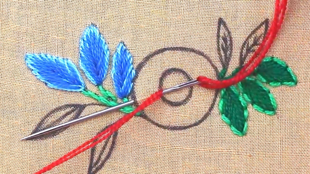 🌾 new modern flower embroidery designs | latest hand embroidery ...