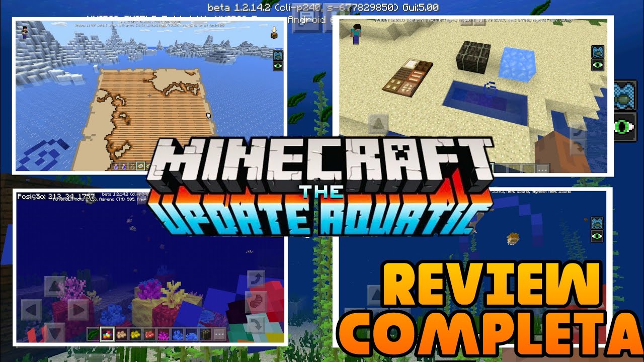 REVIEW COMPLETA DO MINECRAFT 1.2.14.2 | MINECRAFT 1.2.14.3 TUDO QUE FOI ...