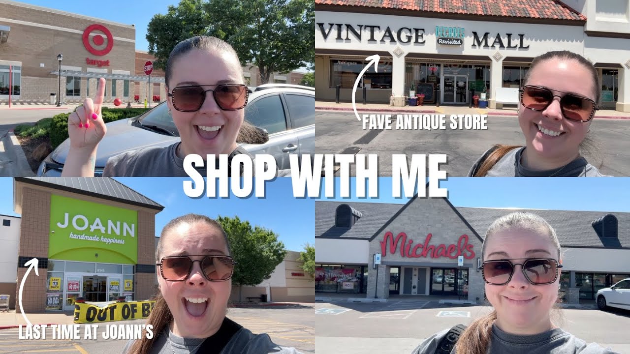 SO MUCH SHOPPING | Shop with me at Target, Marshalls, & my fave ANTIQUE ...