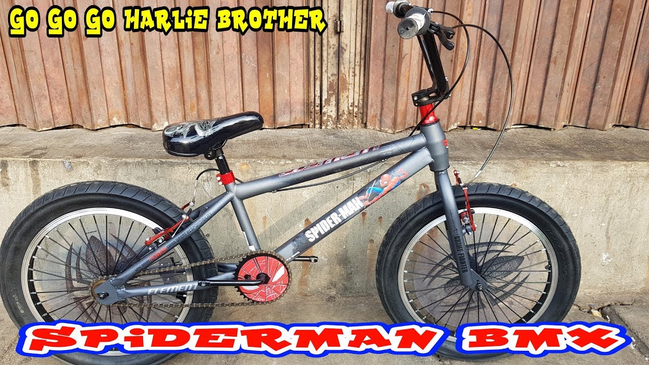 BMX " SPIDERMAN " BY ELEMENT | KIDS AND ADULT BMX SERIES BICYCLE - YouTube