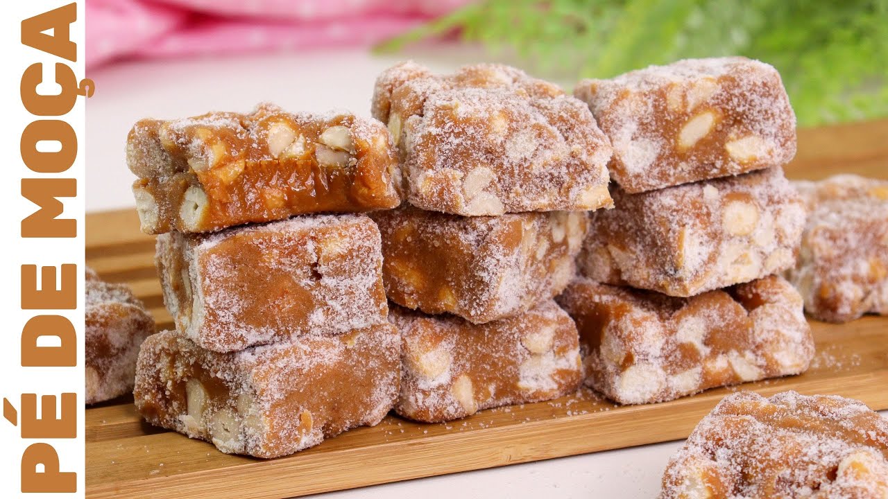 PÉ DE MOÇA DE CARAMELO QUE DERRETE NA BOCA! | Super macio! Fácil de ...