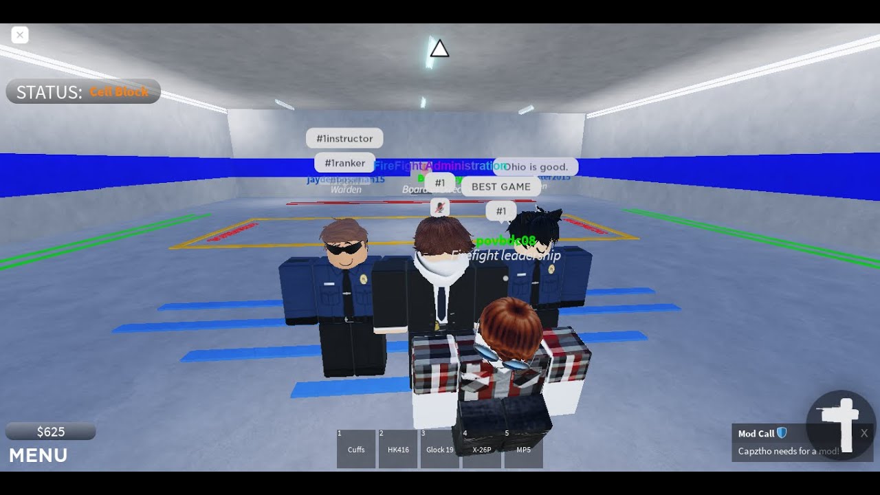 FIREFIGHT Prison on ROBLOX - YouTube