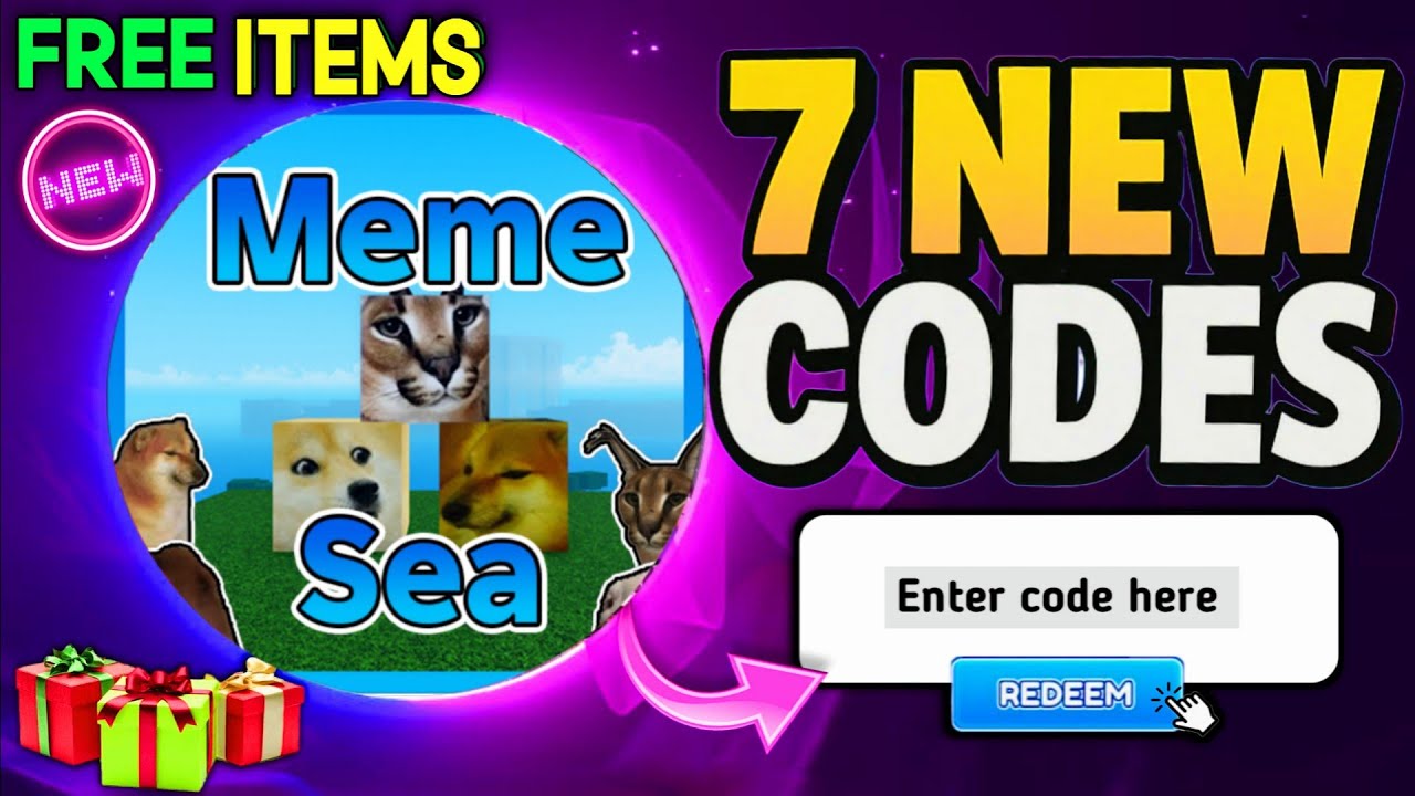*SECRET UPDATE!* | MEME SEA CODES 2025 (ROBLOX MEME SEA) - YouTube