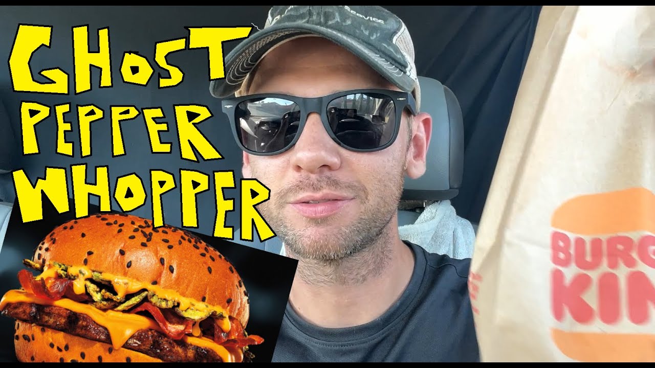 Trying the Ghost Pepper Whopper from Burger King - YouTube