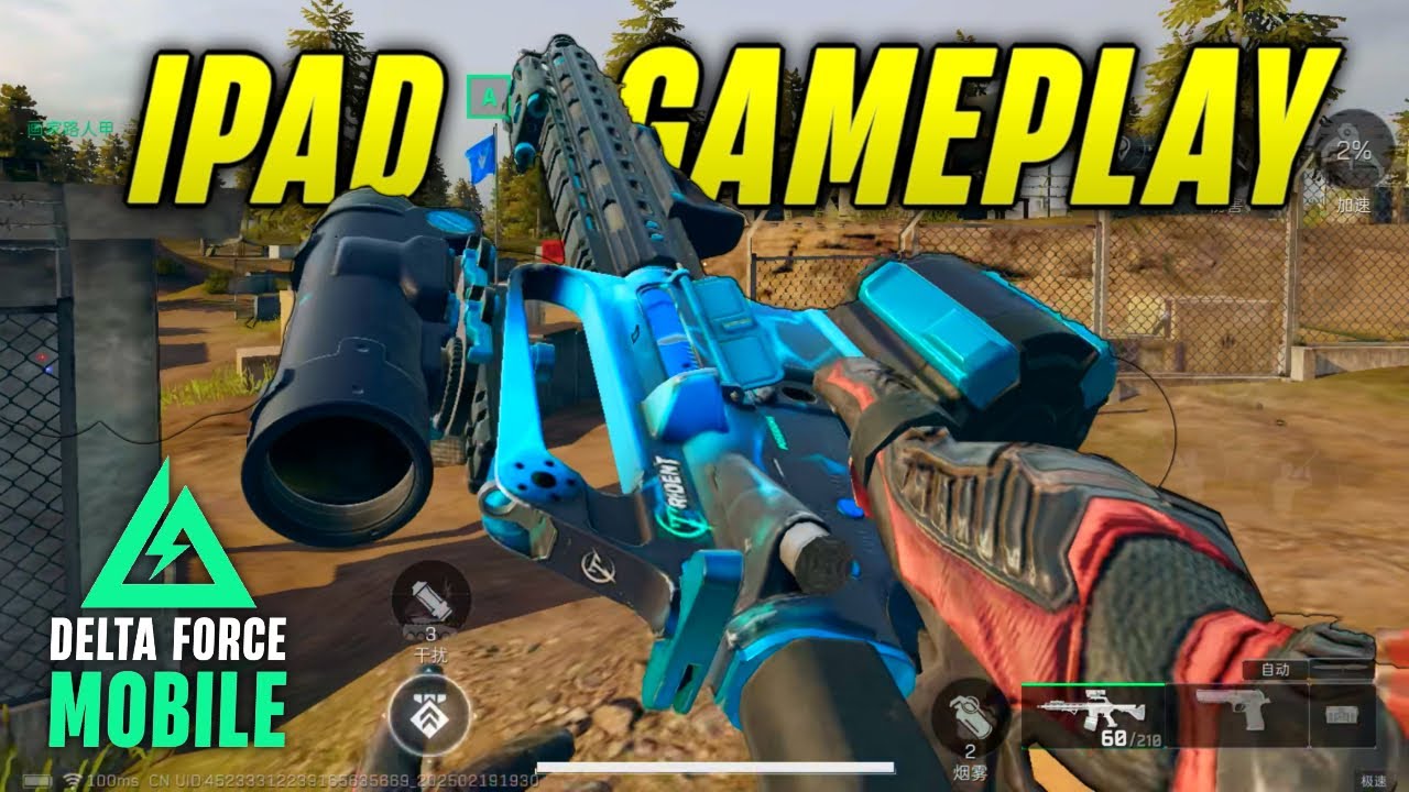 DELTA FORCE MOBILE BEST GAMEPLAY ON IPAD 9TH GEN - YouTube