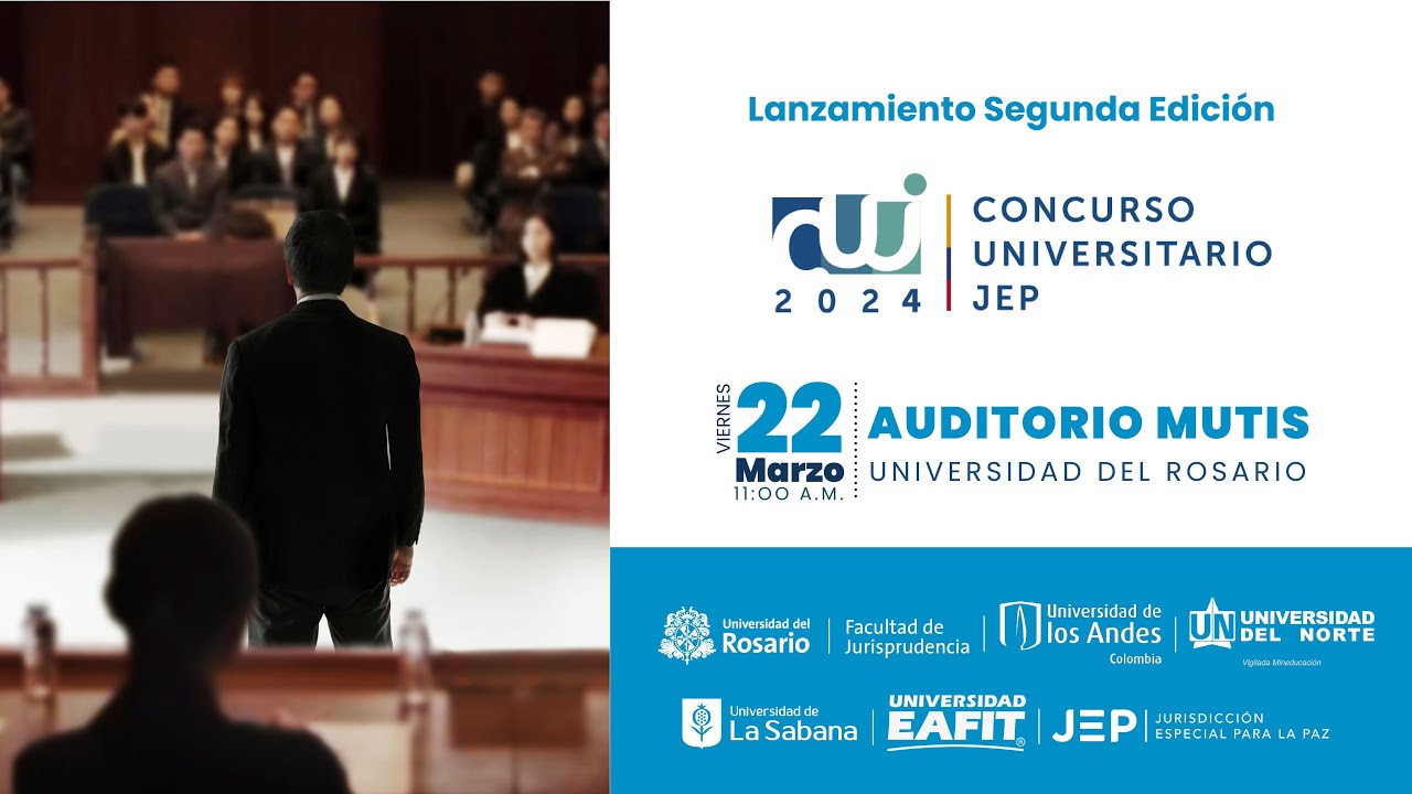 Lanzamiento del Concurso Universitario JEP 2024 - YouTube