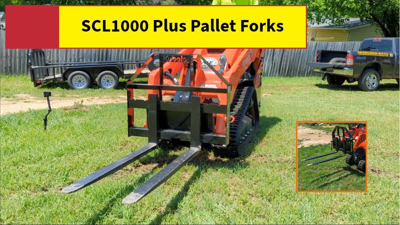 Wired Equipment - SCL1000 plus Pallet Forks - YouTube