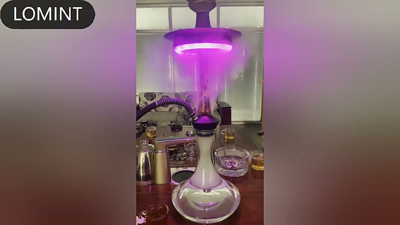 Colorful LED Hookah Lights Show - YouTube
