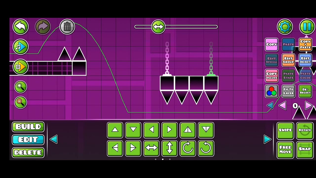 geometry dash (building the longest level) 1 - YouTube