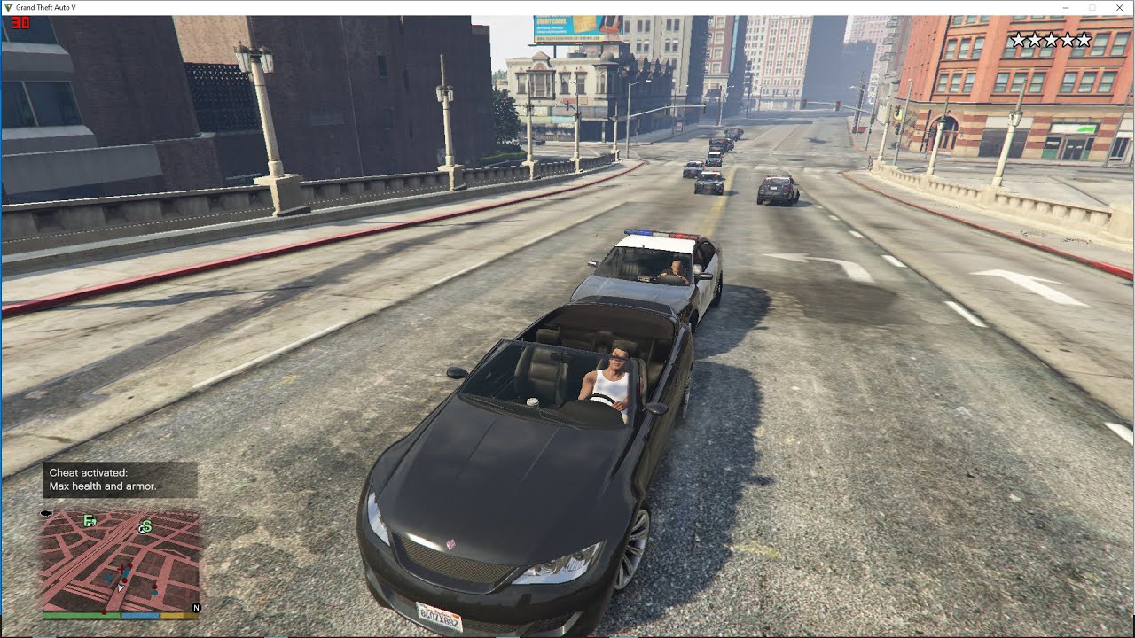 GTA 5 EPIC POLICE CHASE (GTA 5 Five Star Escape vs Cops) | Part 1 - YouTube