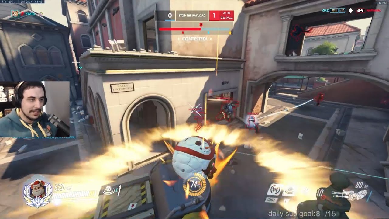 YEATLE INSANE HAMMOND OVERWATCH GAMEPLAY SEASON 32 TOP 500 - YouTube