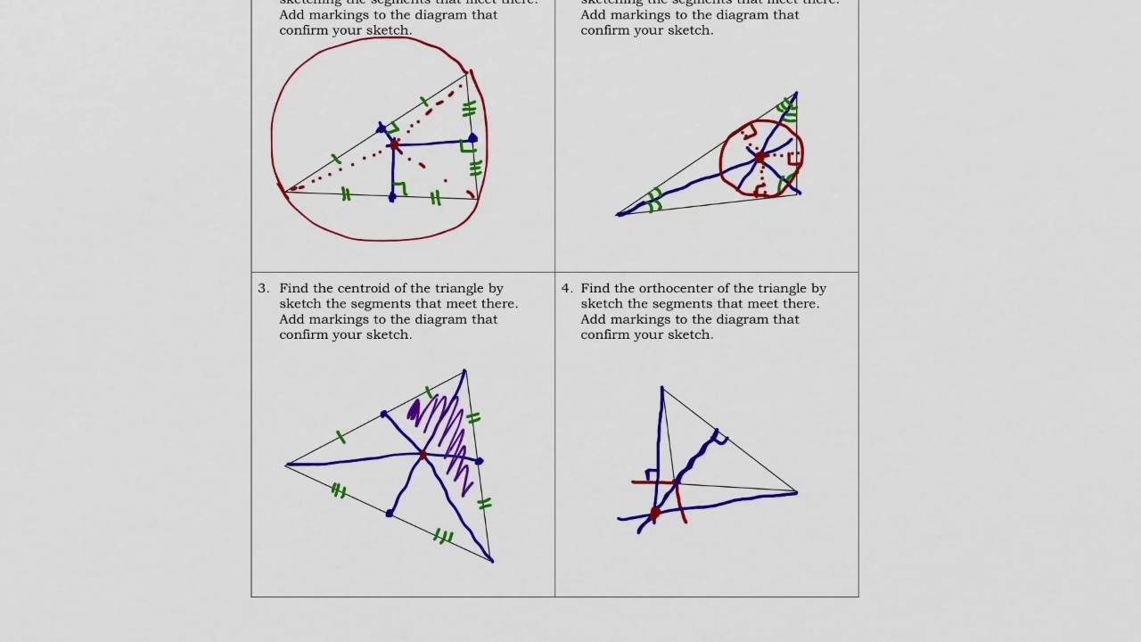 Centers of Triangles - YouTube