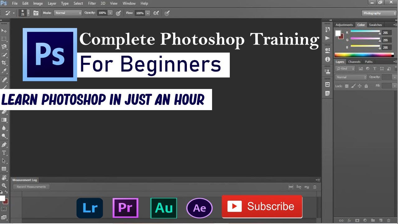 Photoshop Tutorial For Beginners 2020 | Learn Complete Photoshop In ...
